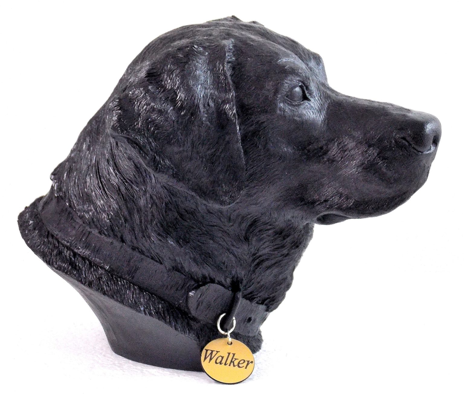 Black Labrador Retriever Dog Walnut Memorial Urn - Artful Memorials